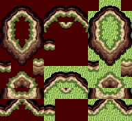 Single-Tier ALttP Mountains - Tiles | PureZC
